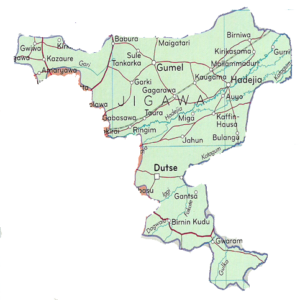Jigawa State Map - Nigeria Zip Codes
